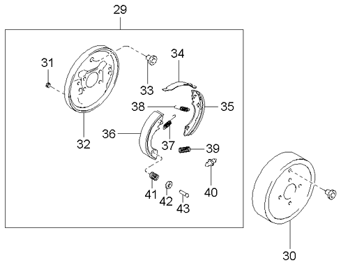 Kia Brake System 2002