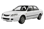 購入 Mazda 323 BJ Cooling system (gasoline)(2000cc) 部品オンライン 1999 - 2003 ...