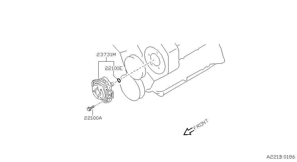 Nissan 300ZX Z32 Distributor & ignition timing sensor parts 1990 - 1996 ...