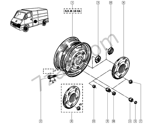 Wheels for Renault Master Master I