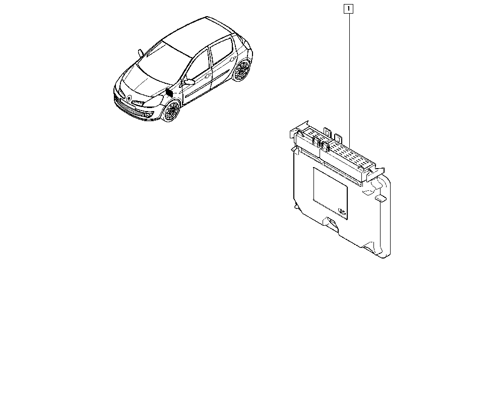 Buy Renault Clio X85 Computer-controlled gearbox control Parts Online ...