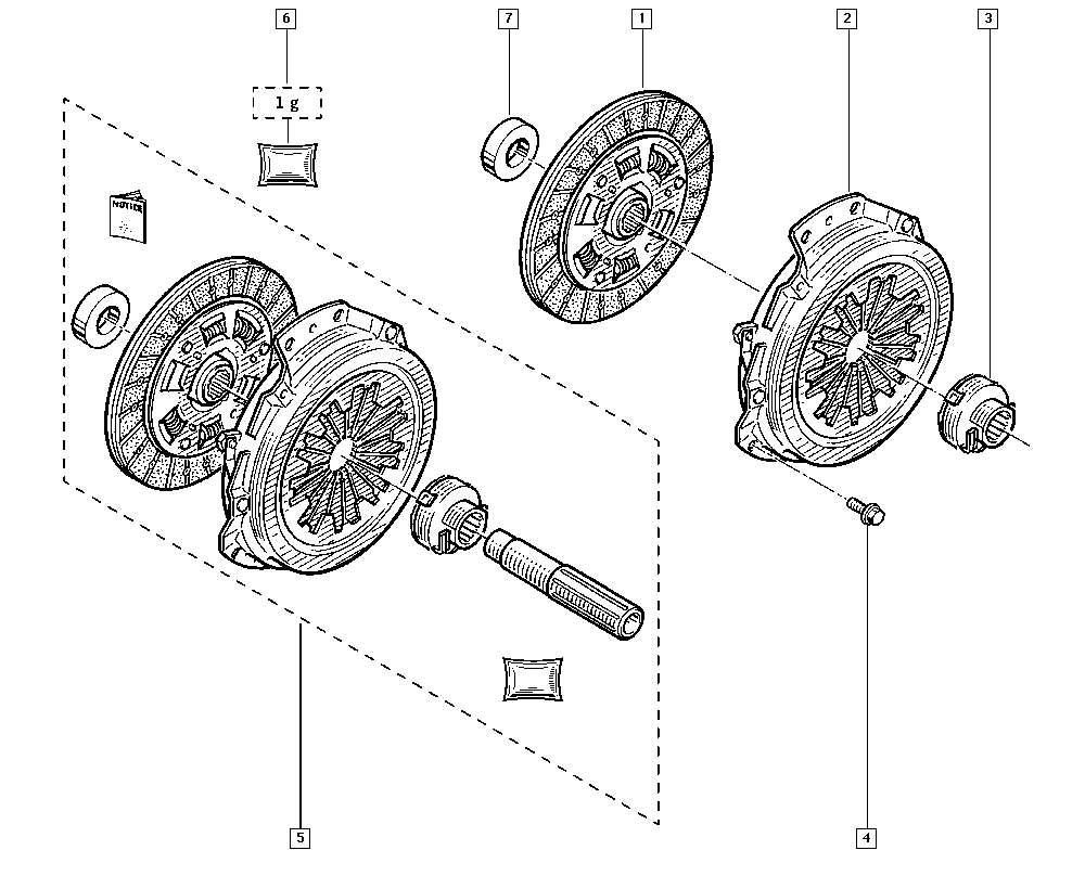 Clutch for Renault Clio Clio II