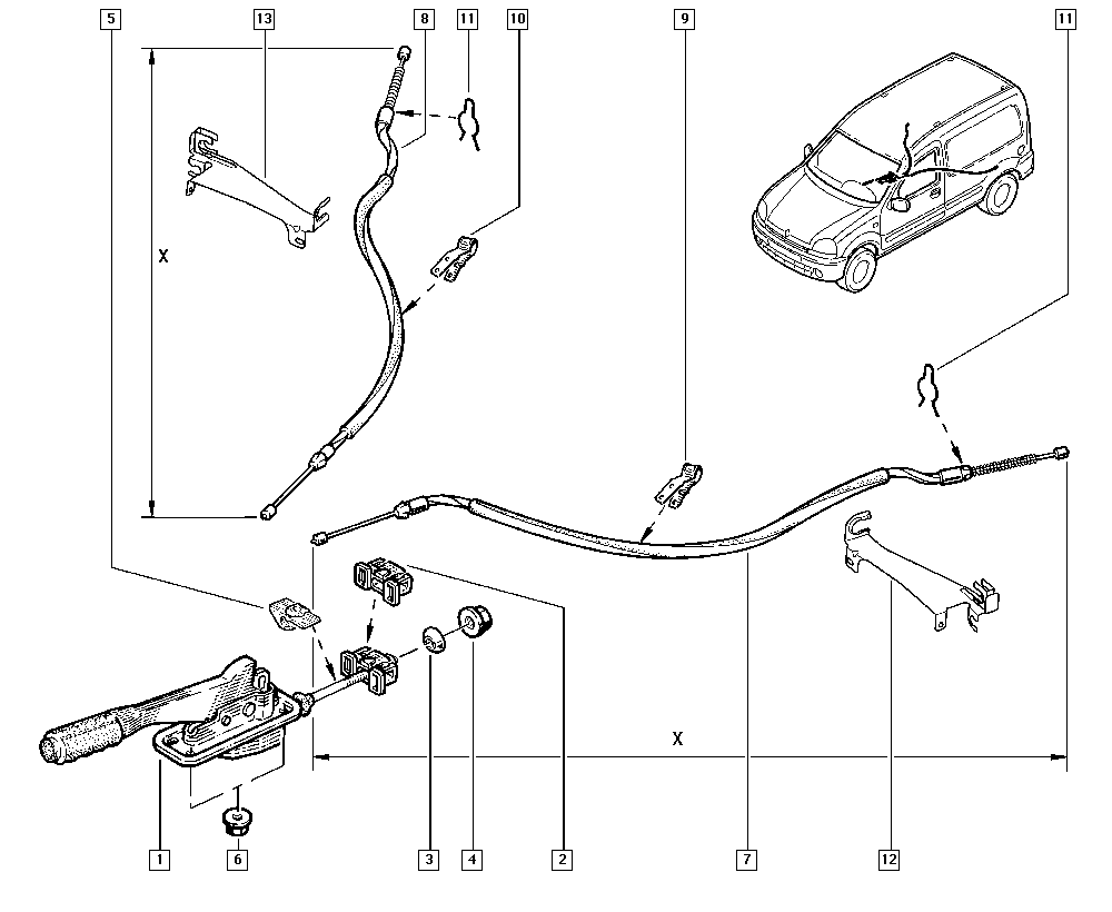 Renault 7701041016 for RENAULT Kangoo Kangoo Applicability