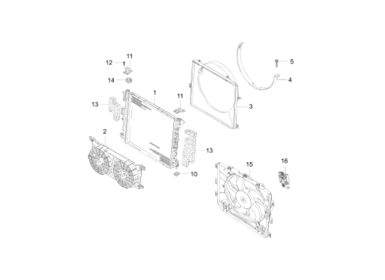 SsangYong Rodius/Stavic 2nd Generation Radiator & cooling fan parts ...
