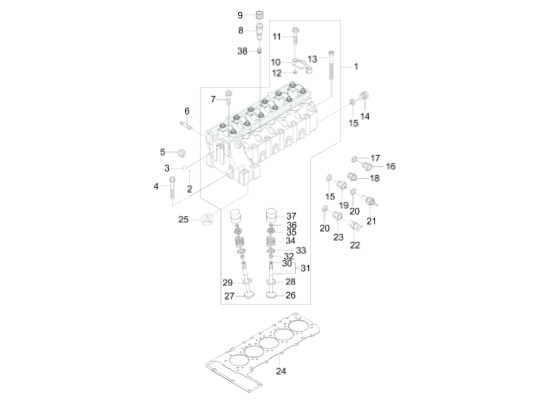 SsangYong Musso FJ Cylinder head & gasket kit(om600) parts 1993 - 1998 ...