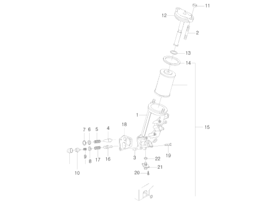 SsangYong Musso FJ Oil filter & cooler(om600) parts 1993 - 1998 | EPC ...