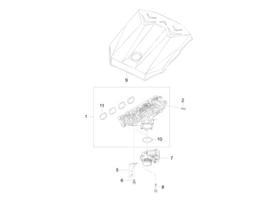SsangYong Musso Q200/Q211 Intake manifold(g20dt) parts 2018 - 2021 ...