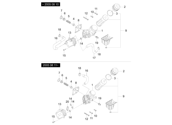 SsangYong Rexton Y200 Oil filter(d20,d27) parts 2001 - 2005 | EPC Europe