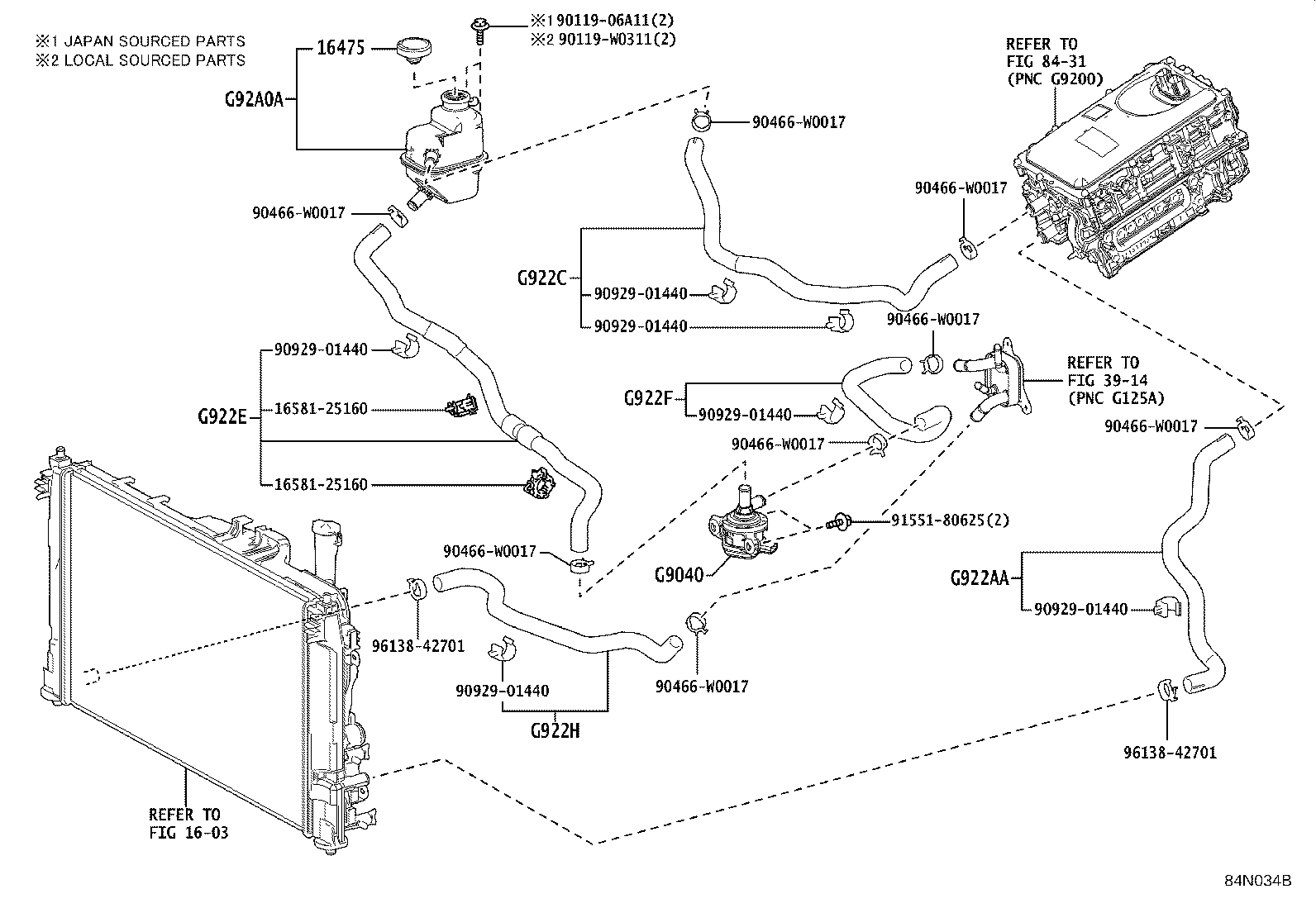Toyota Yaris Cross XP210 Inverter cooling 部品 2020 - 2025 | EPC 日本