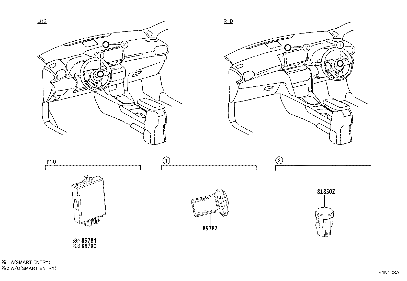 Toyota Yaris Cross XP210 Anti-theft device 部品 2020 - 2025 | EPC 日本