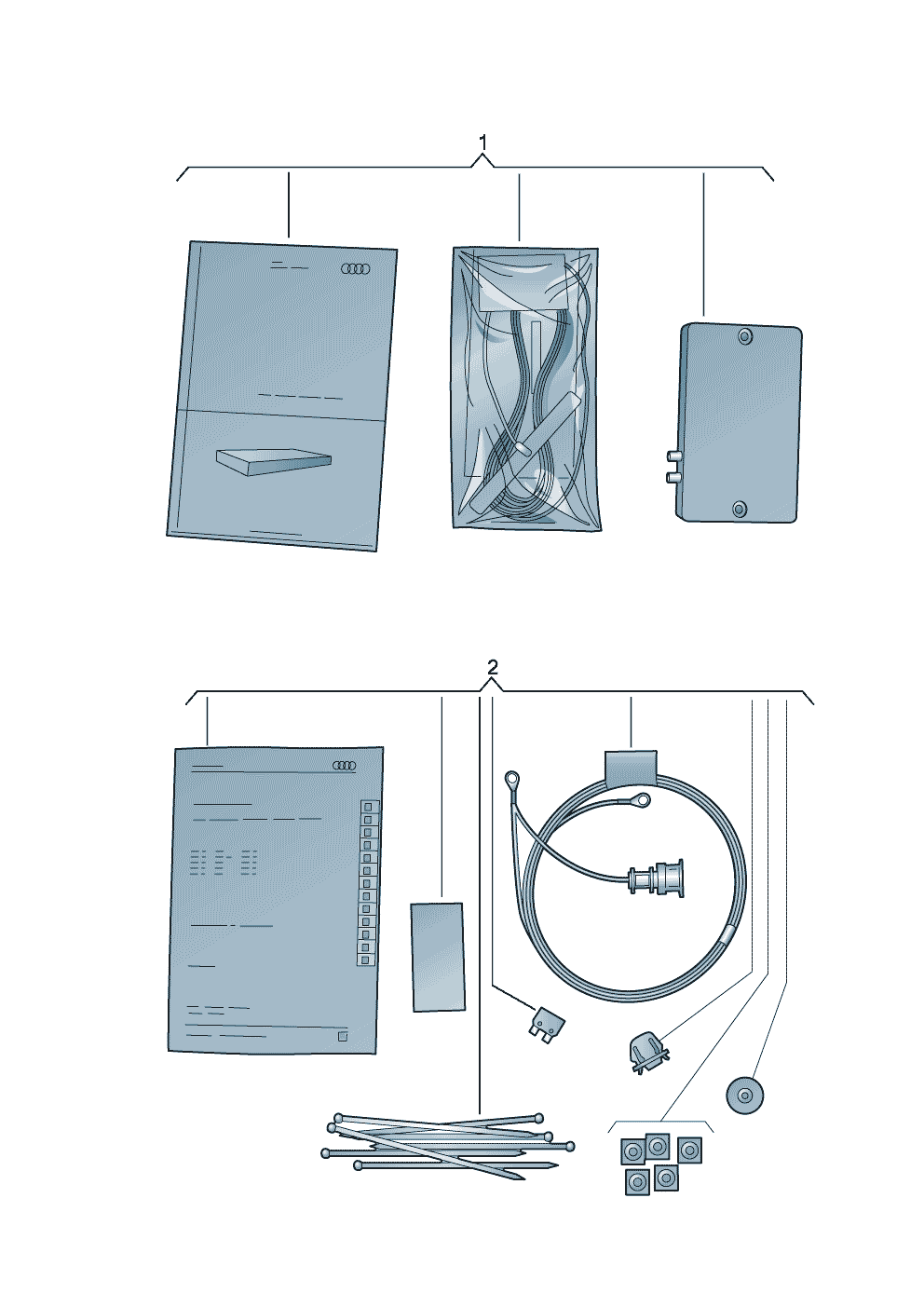 Audi TT TTS Coupe/Roadster (Type 8J) Accessoires d'origine router ...