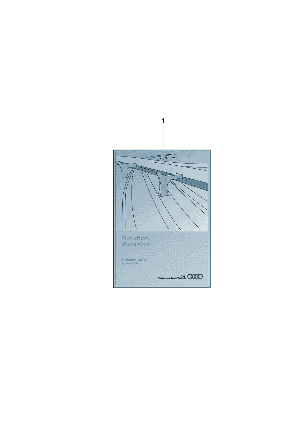 Audi A6/S5 Avant Quattro C8 (Typ 4K) 純正アクセサリー activation document for ...