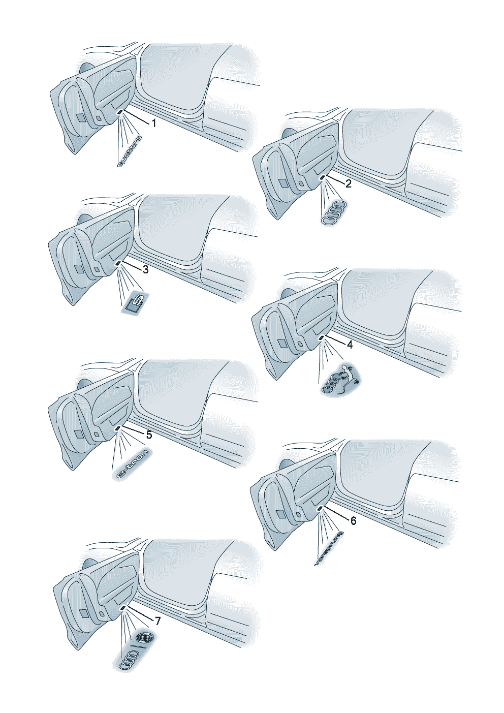 Audi A6/S5 Avant Quattro C8 (Typ 4K) Original zubehör led ...