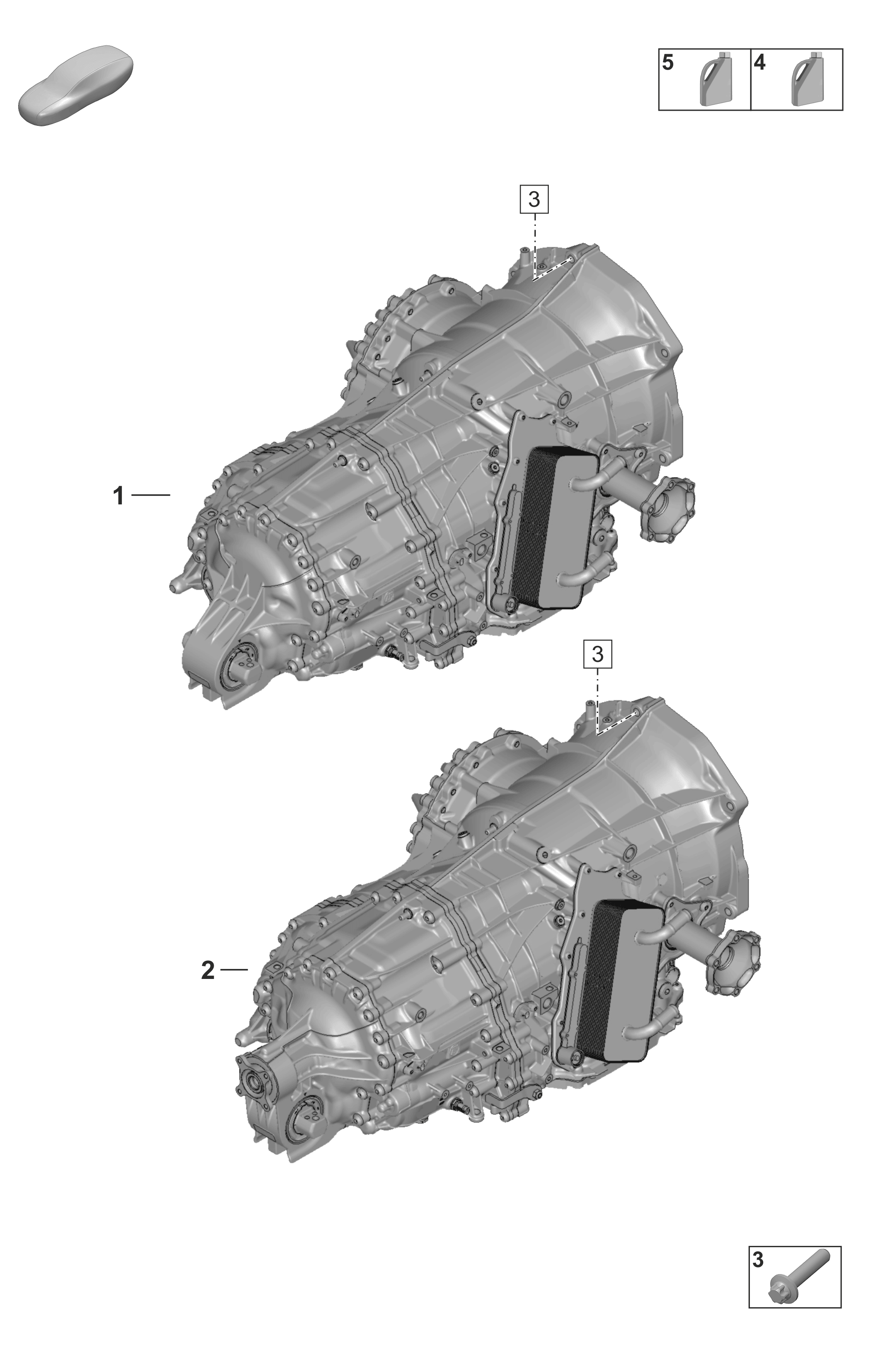 Porsche 911 Carrera 992.1 8-speed dual clutch gearbox - pdk ...