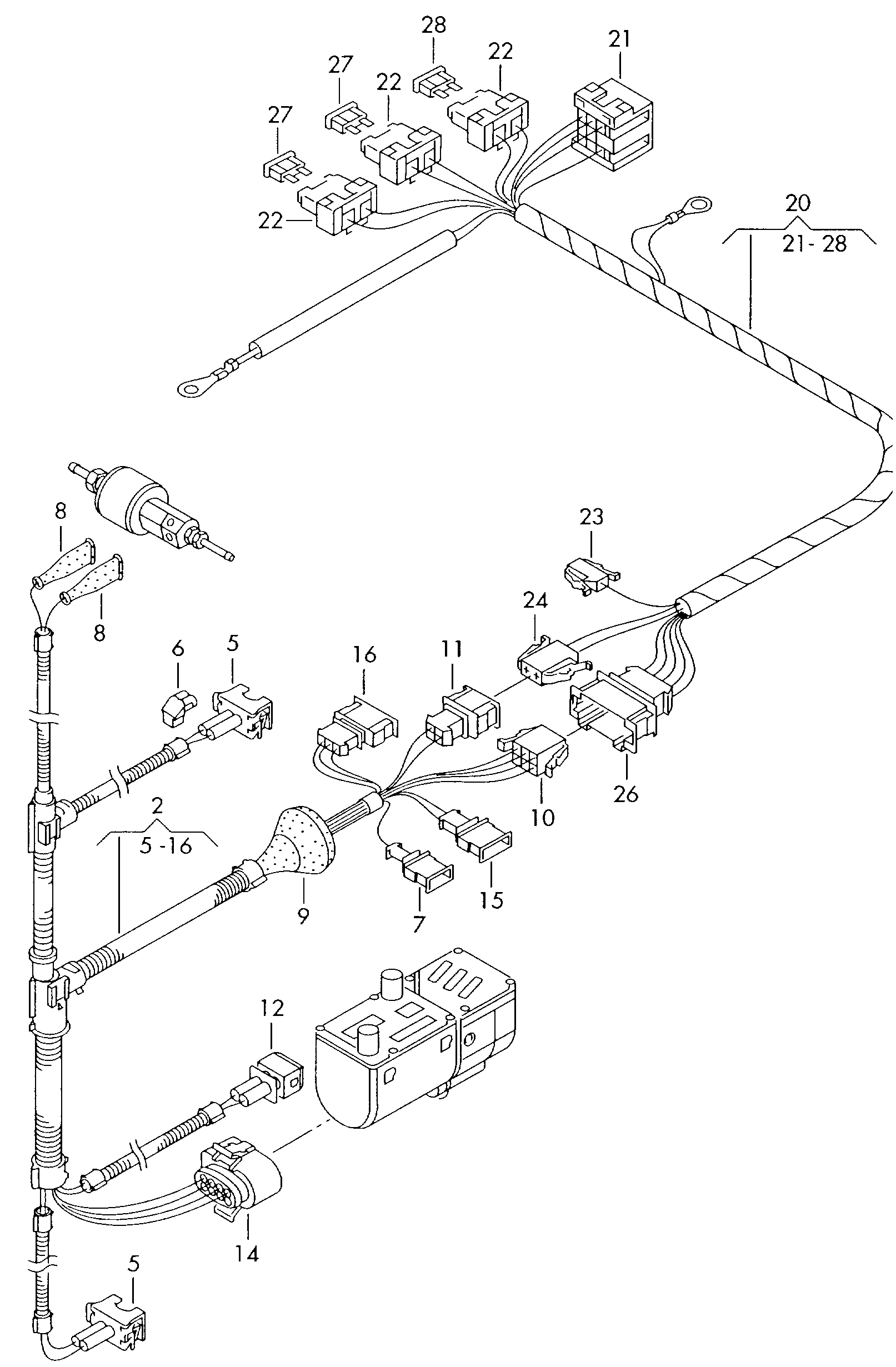 Vw T4 Wiring Harness
