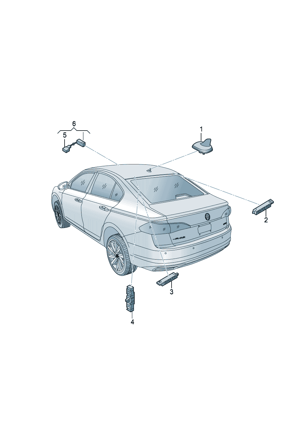 Volkswagen Jetta Antenna