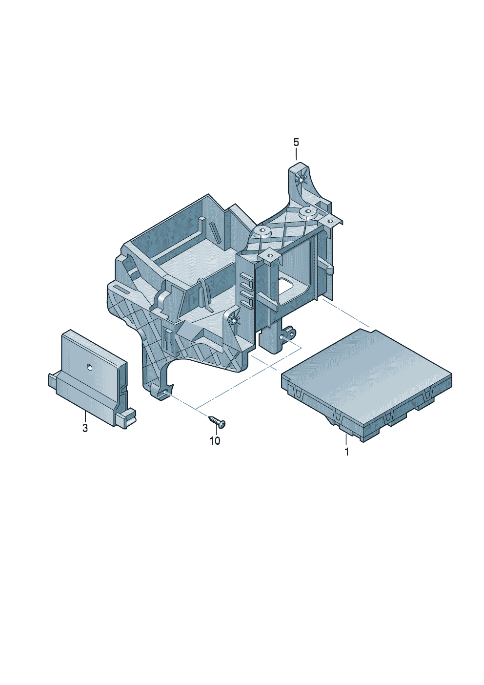 Volkswagen Tiguan 7P Facelift Diagnosis interface for data bus (gateway ...