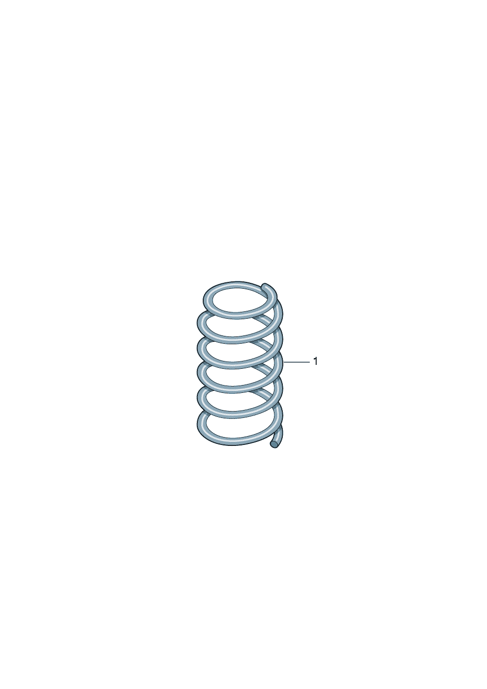 Buy Volkswagen Golf/Variant A8 (Typ CD/CG) Coil spring parts online ...