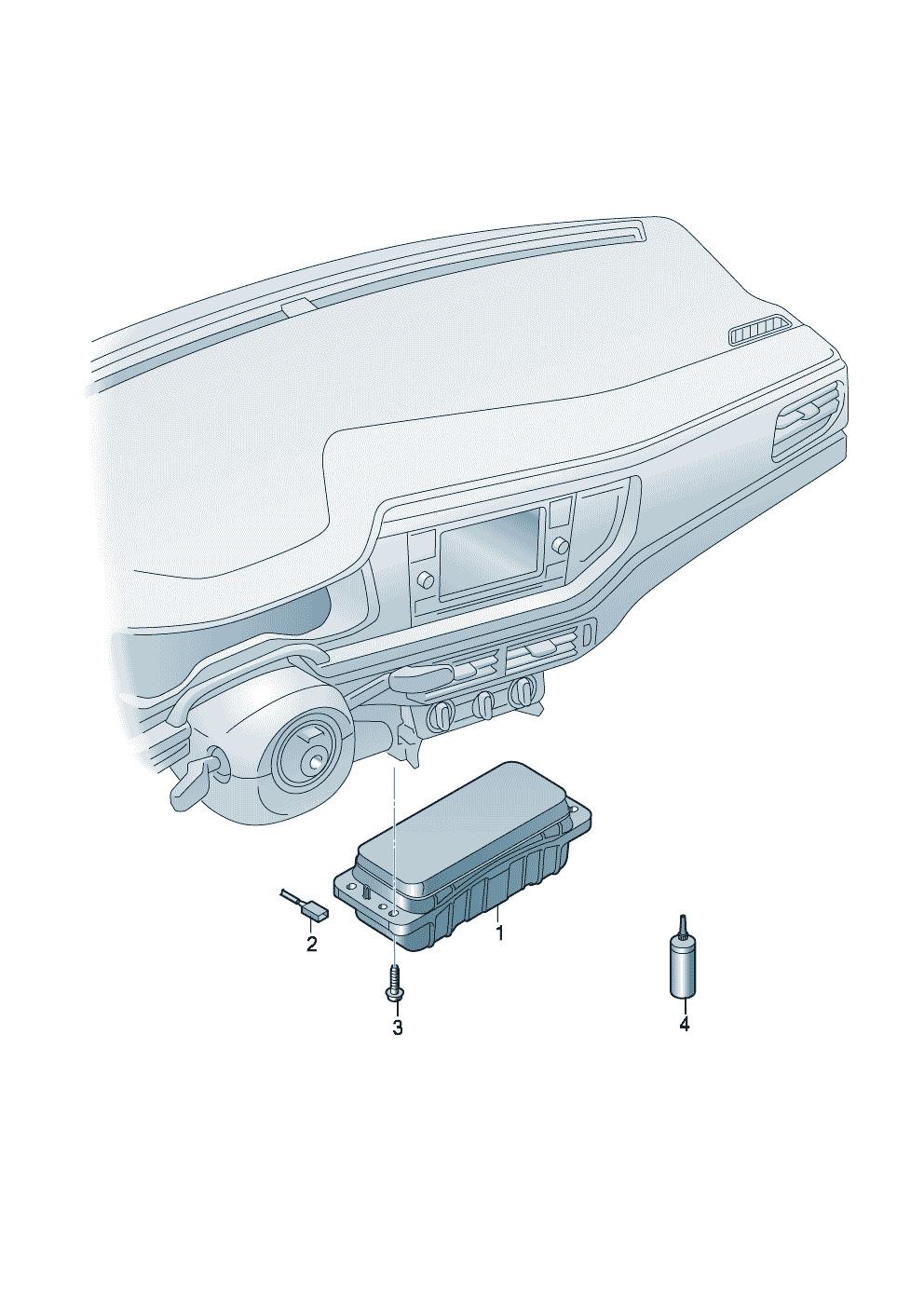 Volkswagen Taigo CS Módulo de airbag (lado do passageiro) peças 2022 ...