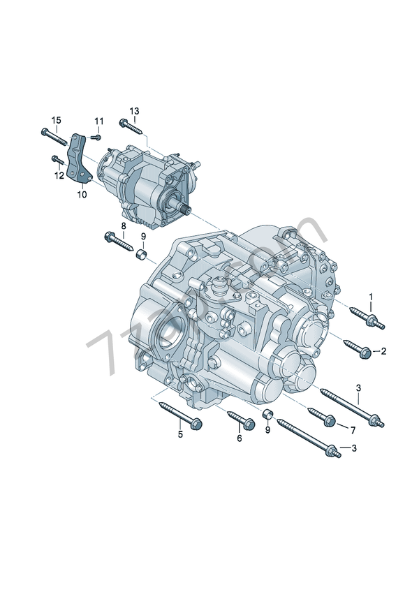 Mounting parts for engine and transmission MQ35... T-Roc (TRO) 2024 ...