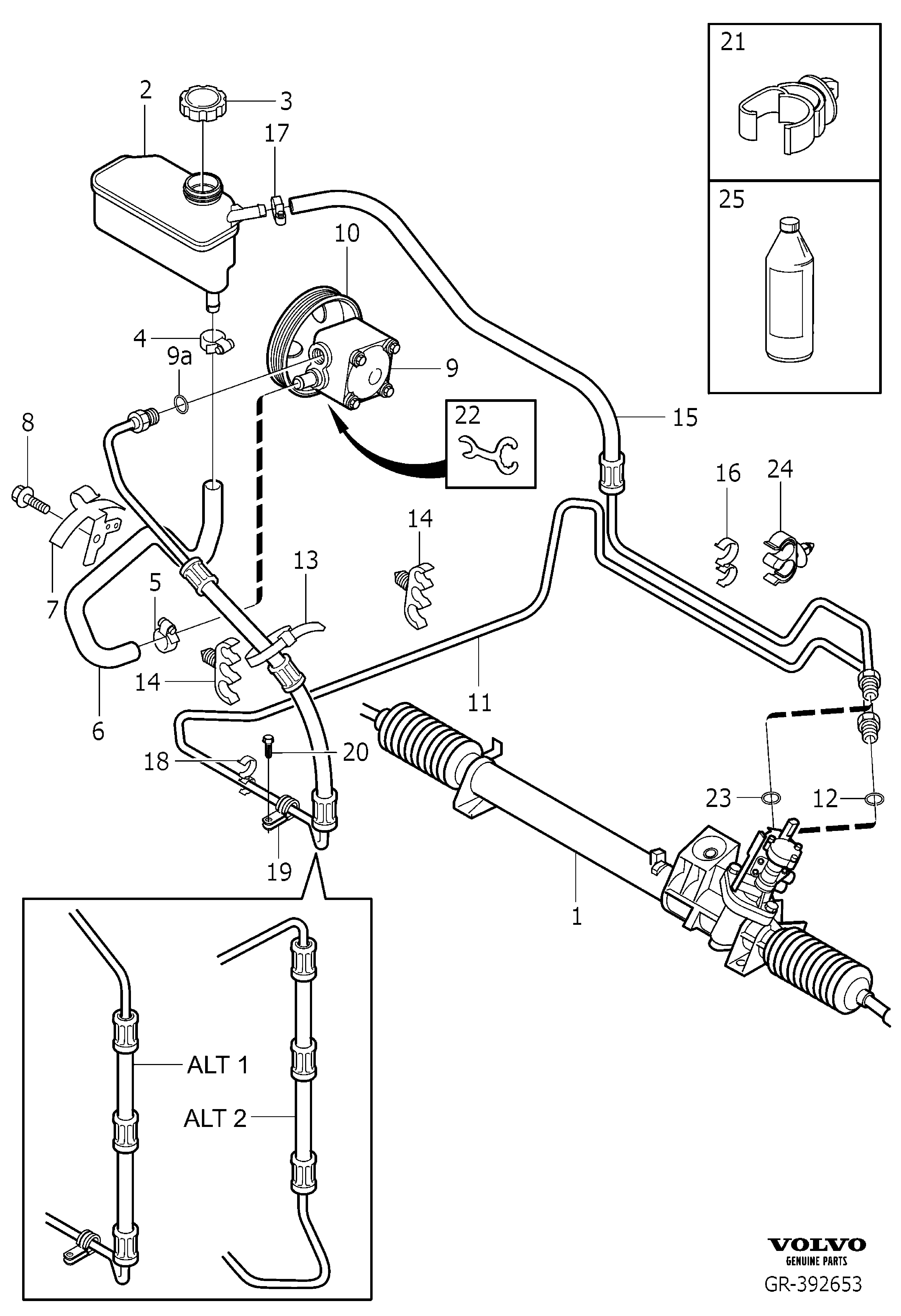 Buy Volvo S60 P24 Pump parts online 2001 - 2009 — Europe | 7zap