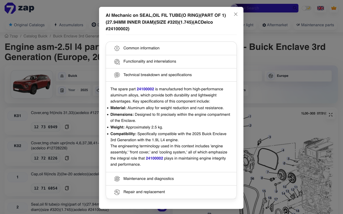 Decodificador de VIN Buick - Búsqueda y Verificación de VIN Gratis | 7zap