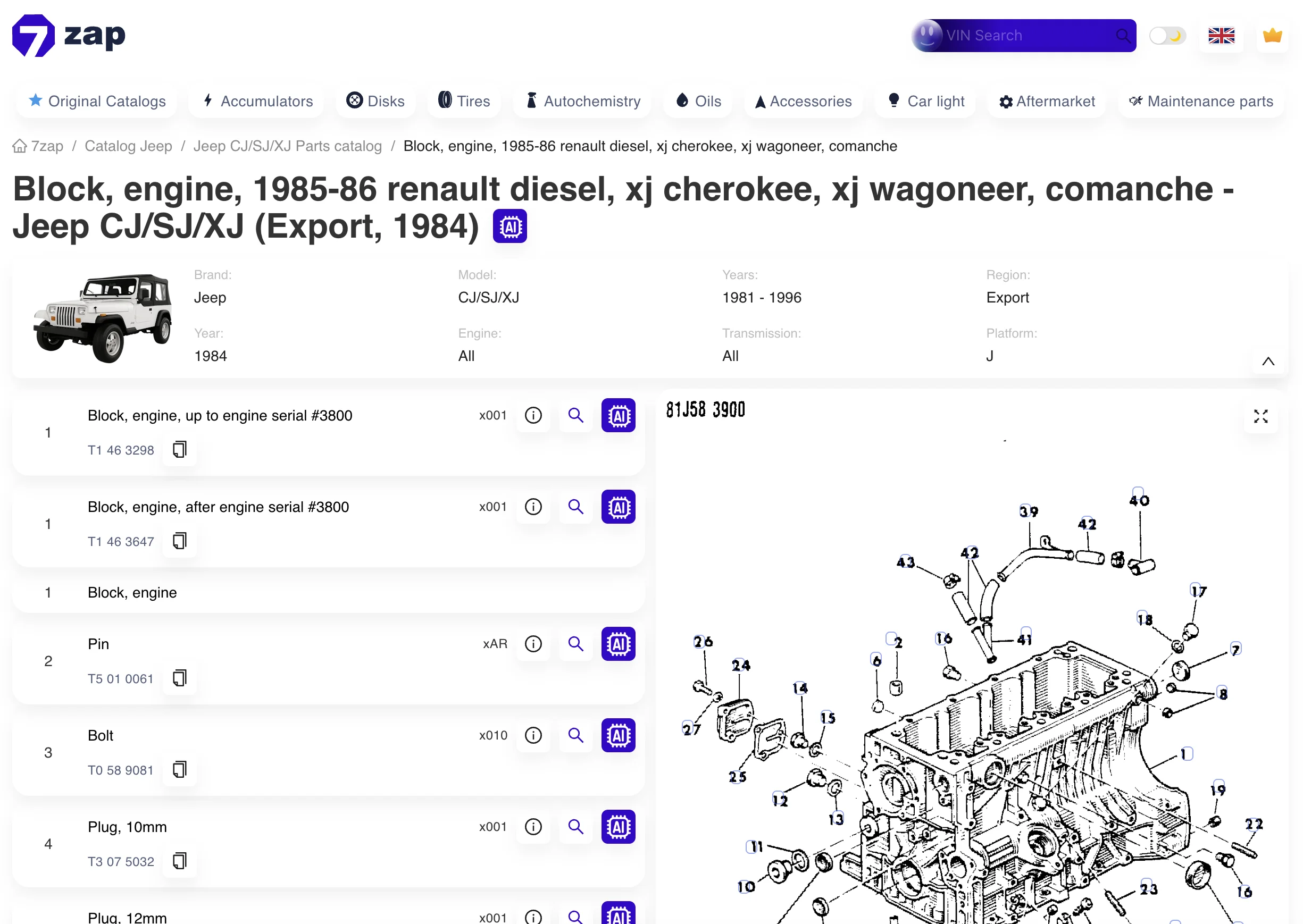 Jeep VIN Decoder - Free VIN Lookup & Check | 7zap