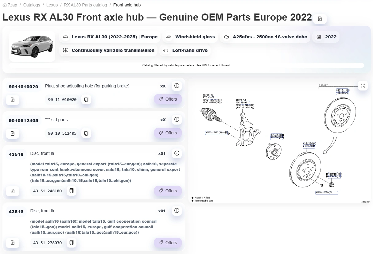 Lexus VIN Decoder - Free VIN Lookup & Check | 7zap