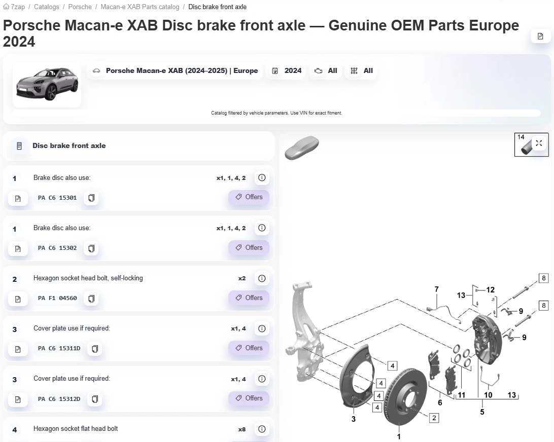 Porsche VIN Decoder - Free VIN Lookup & Check | 7zap